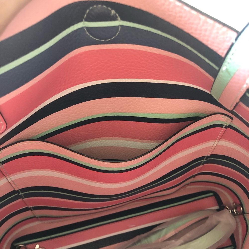 Lime Green Leather Tote Bag - Gem